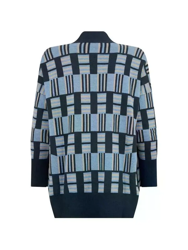 MOORER Geometric-pattern Cardigan