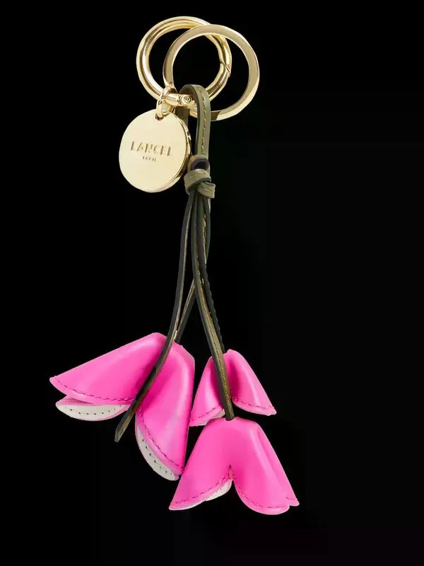 LANCEL Tutti Fleuri Floral-pendant Keyring