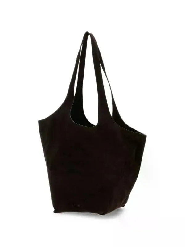 Attico Large Le Scoop Suede Tote Bag - Brown