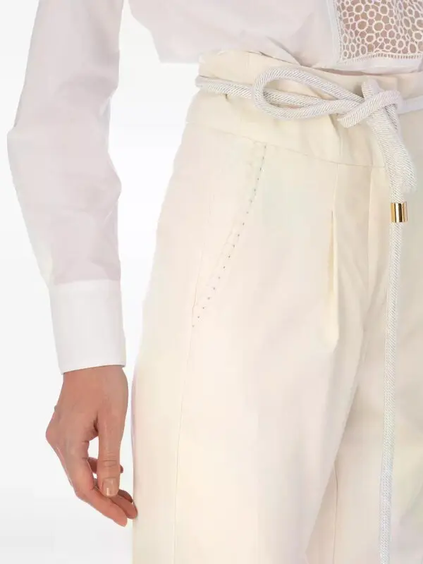 Silvia Tcherassi Moad High-waisted Straight-leg Trousers
