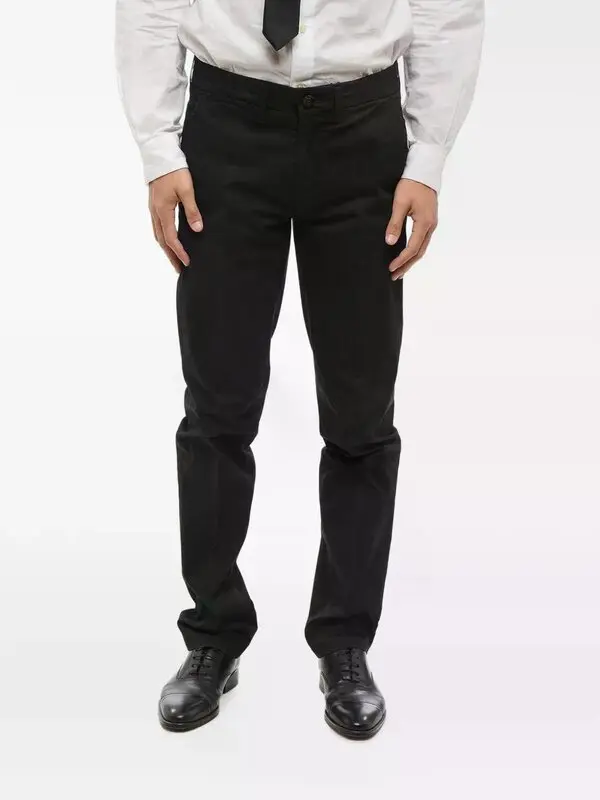 Corneliani Four-pocket Cotton Trousers - Black