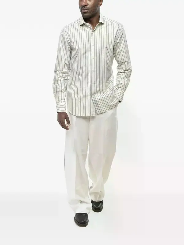 Corneliani Striped Cotton Shirt