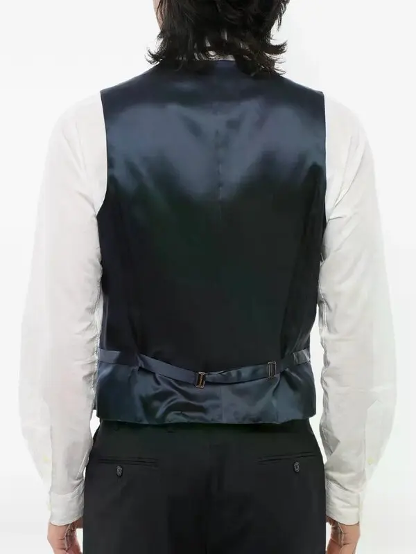 Corneliani Double-breasted Patterned Waistcoat