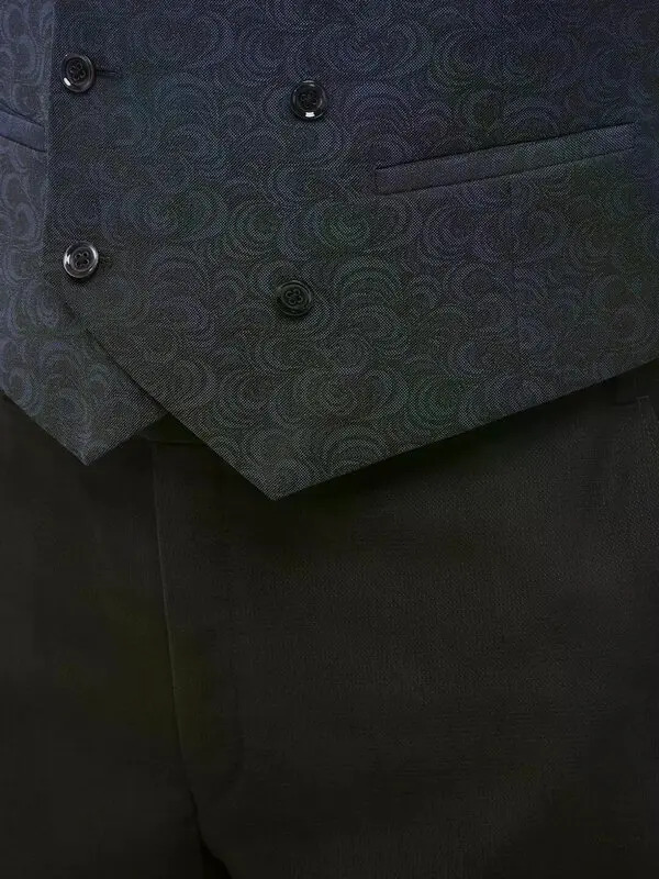 Corneliani Double-breasted Patterned Waistcoat
