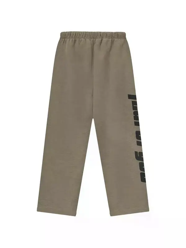 Fear Of God Logo-print Drawstring Track Pants - Grey