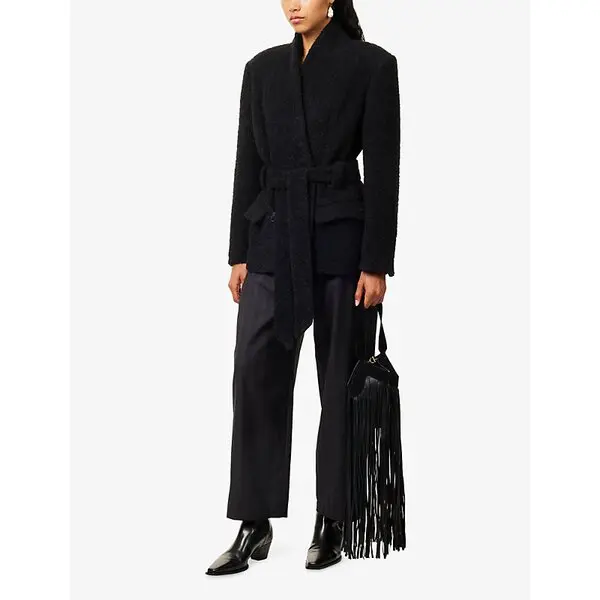 Isabel Marant Étoile Syndra Shawl-lapel Wool-blend Jacket