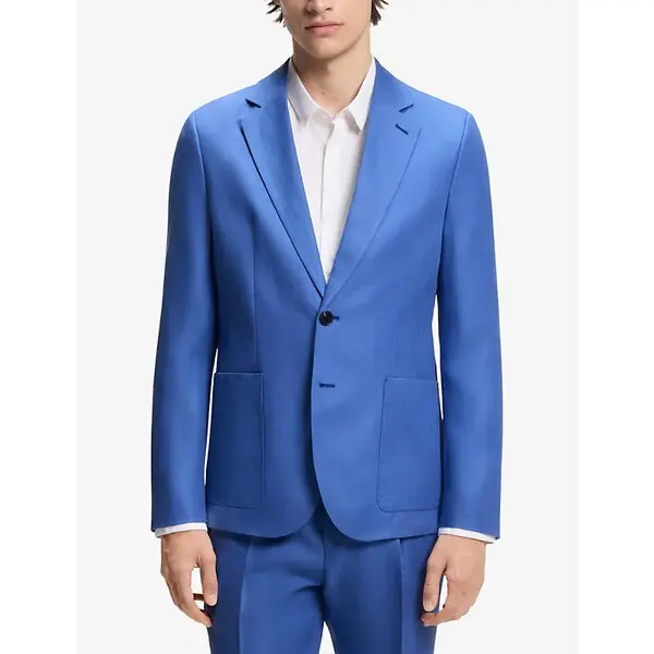 Hugo Single-breasted Slim-fit Linen Suit