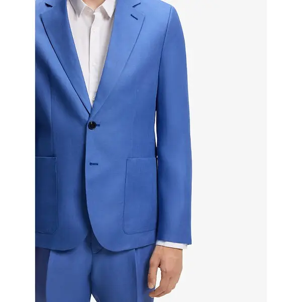 Hugo Single-breasted Slim-fit Linen Suit