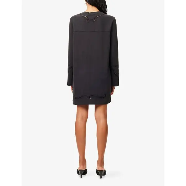 Isabel Marant Étoile Embroidered Cotton Mini Dress