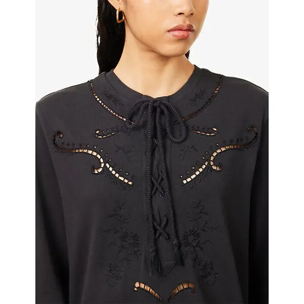 Isabel Marant Étoile Embroidered Cotton Mini Dress
