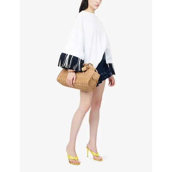 Jacquemus Le Cabana Fringed Cotton T-shirt