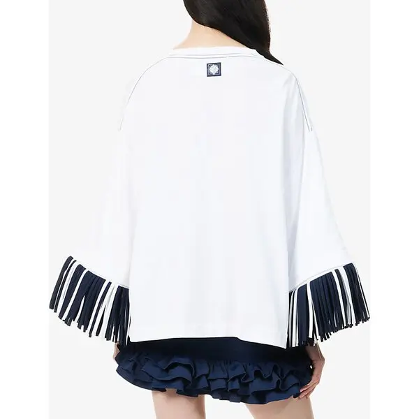 Jacquemus Le Cabana Fringed Cotton T-shirt