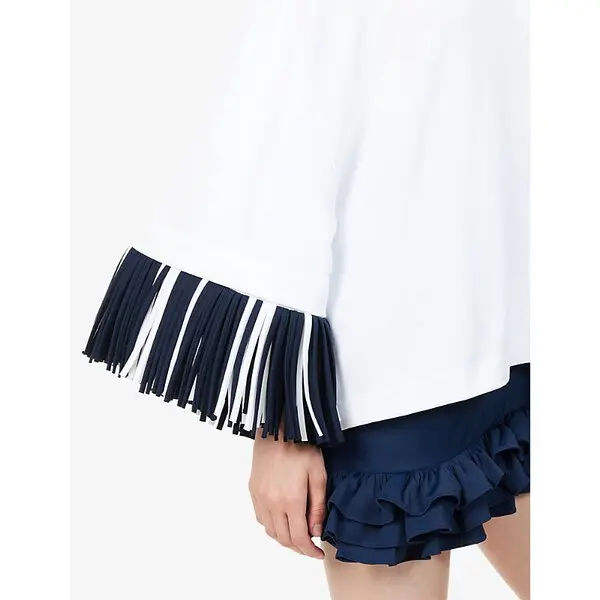 Jacquemus Le Cabana Fringed Cotton T-shirt