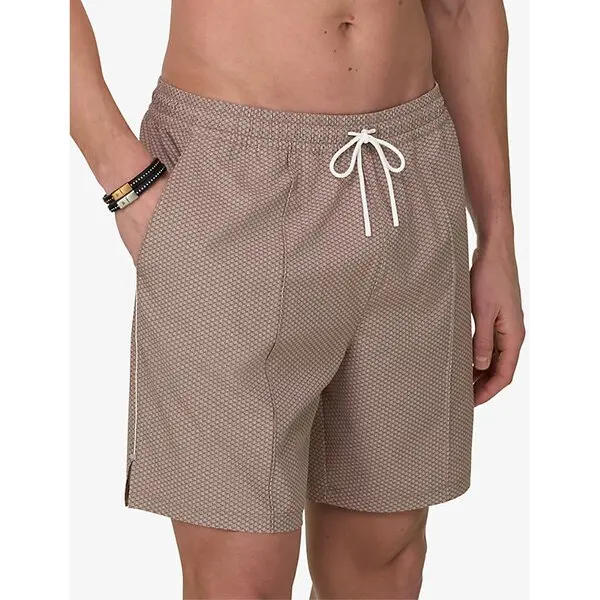 Boggi Milano Printed Drawstring Swim Shorts