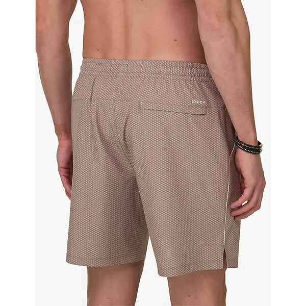 Boggi Milano Printed Drawstring Swim Shorts