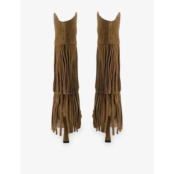 Steve Madden Torch Suede High-leg Boots - Mid Brown