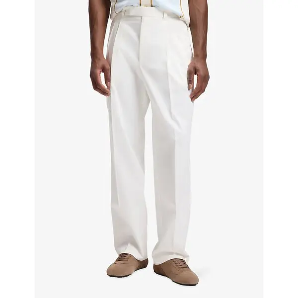 BOSS Stretch-cotton Trousers