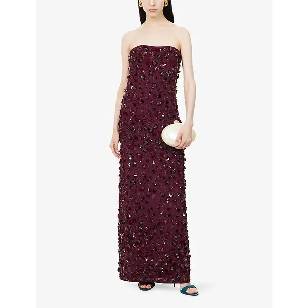 Simkhai Serafina Sequinned Maxi Gown