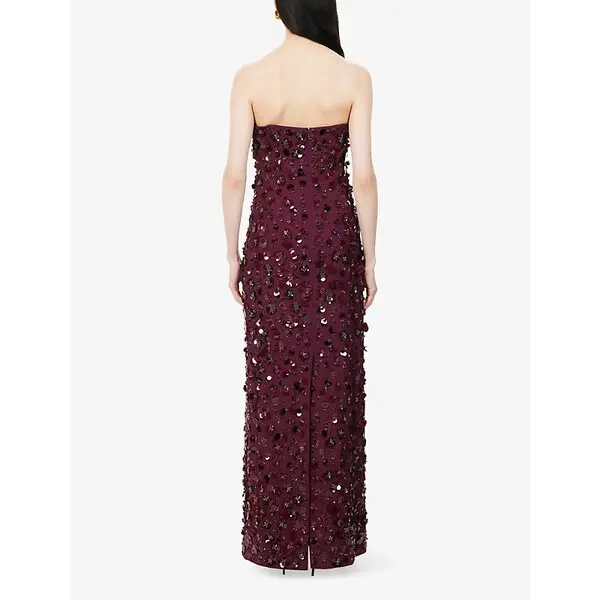 Simkhai Serafina Sequinned Maxi Gown