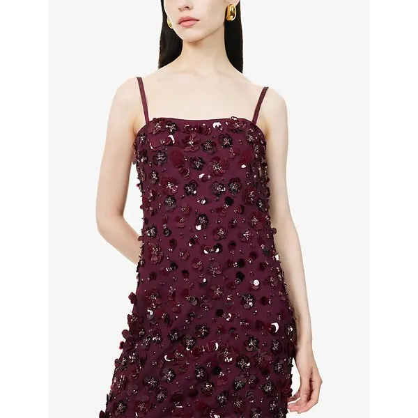 Simkhai Serafina Sequinned Maxi Gown