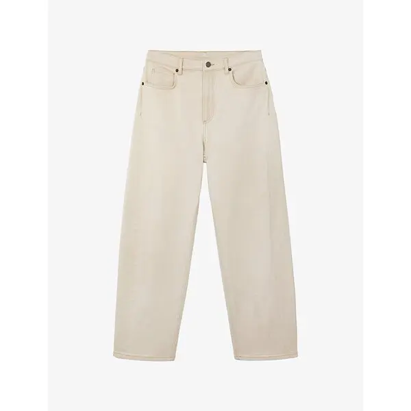 THE WHITE COMPANY Portobello Barrel-leg Stretch-denim Jeans - Neutral