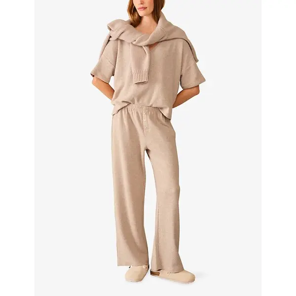 THE WHITE COMPANY Relaxed-fit Waffle-texture Cotton Pyjamas