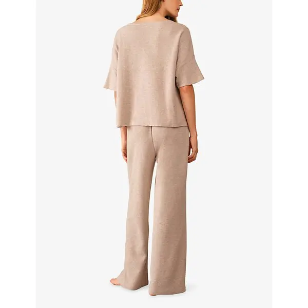 THE WHITE COMPANY Relaxed-fit Waffle-texture Cotton Pyjamas