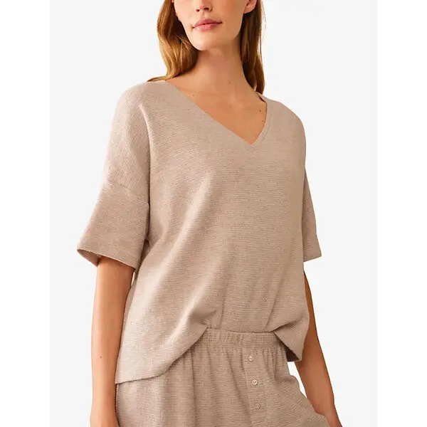 THE WHITE COMPANY Relaxed-fit Waffle-texture Cotton Pyjamas