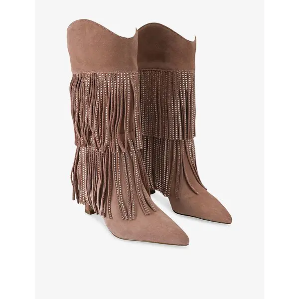 Steve Madden Torch-r 255 Suede High-leg Boots