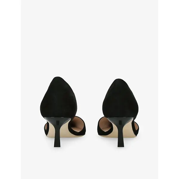 Victoria Beckham Angle D'orsay 55 Suede Pumps