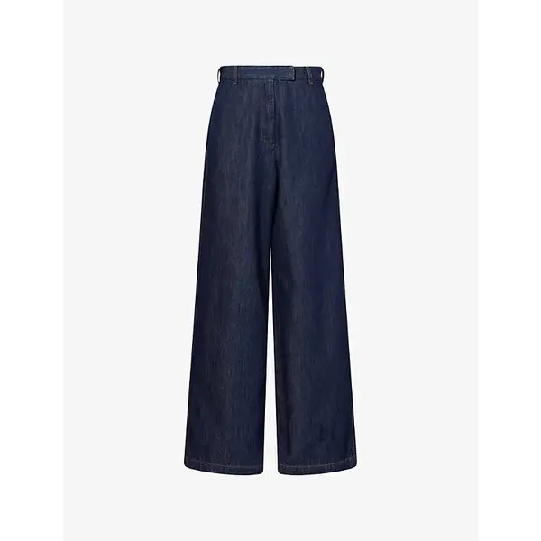 Dries Van Noten Penn Wide-leg Denim Jeans - Indigo