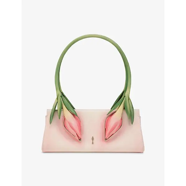 CHRISTIAN LOUBOUTIN Venus Tulip Baguette Leather Shoulder Bag - Multi