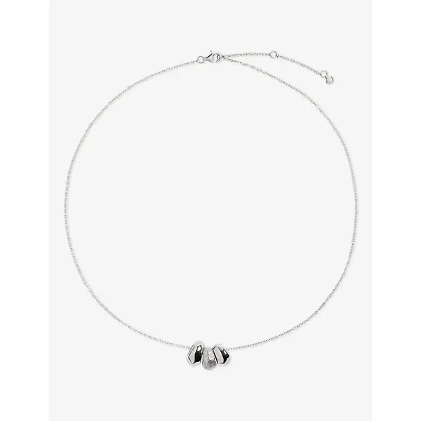 Monica Vinader Antica Sterling- Chain Necklace - Silver