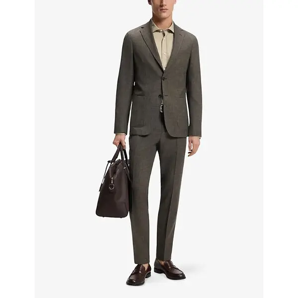 BOSS Regular-fit Long-sleeve Cotton Shirt