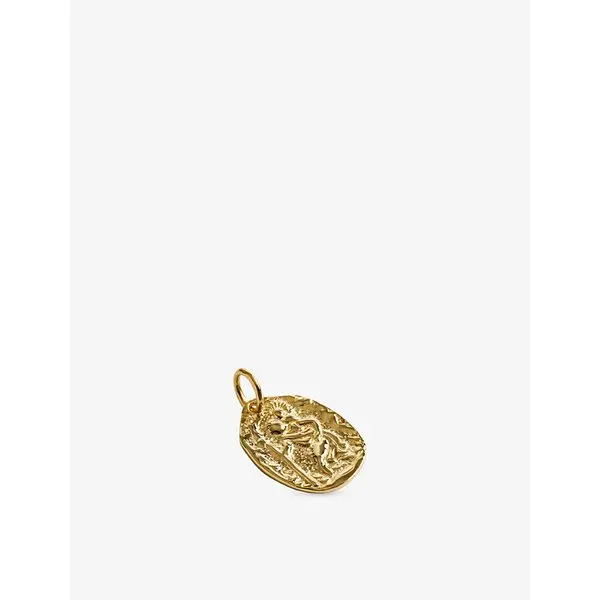 Monica Vinader St Christopher 18ct Yellow- Vermeil Pendant