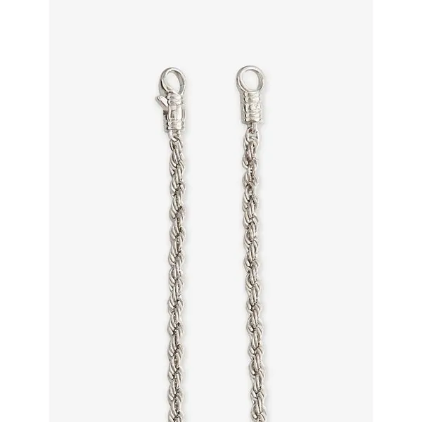 Tom Wood Rhodium-plated Sterling Rope Chain Necklace