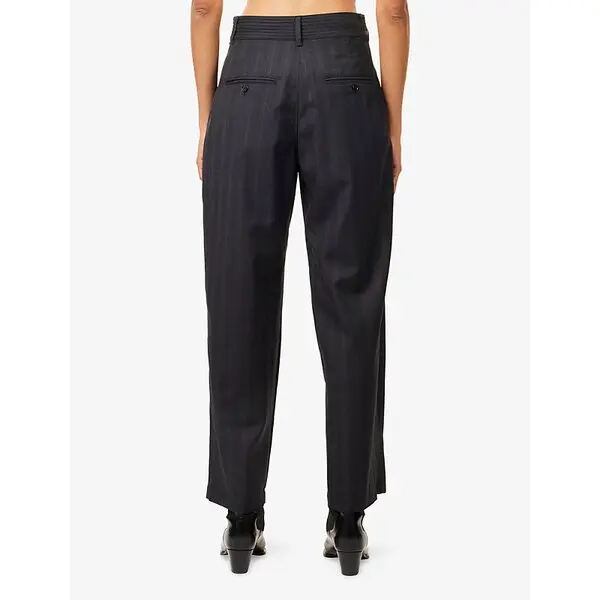 Isabel Marant Étoile Mayera Wide-leg Wool Trousers