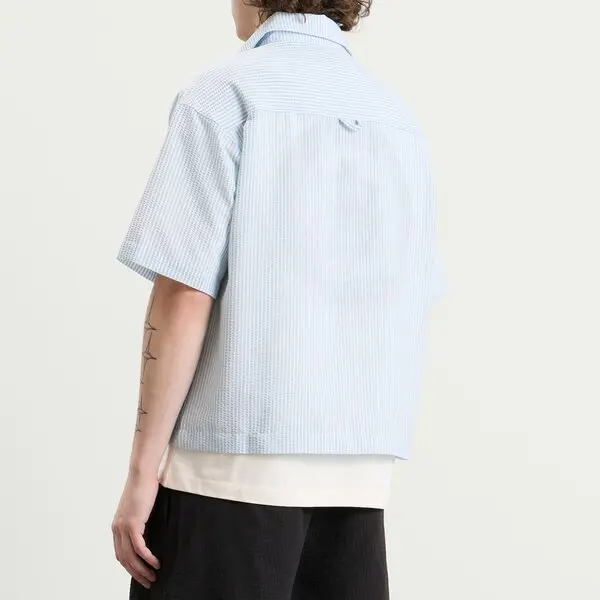 ABOUT:BLANK Seersucker Short Sleeve Shirt