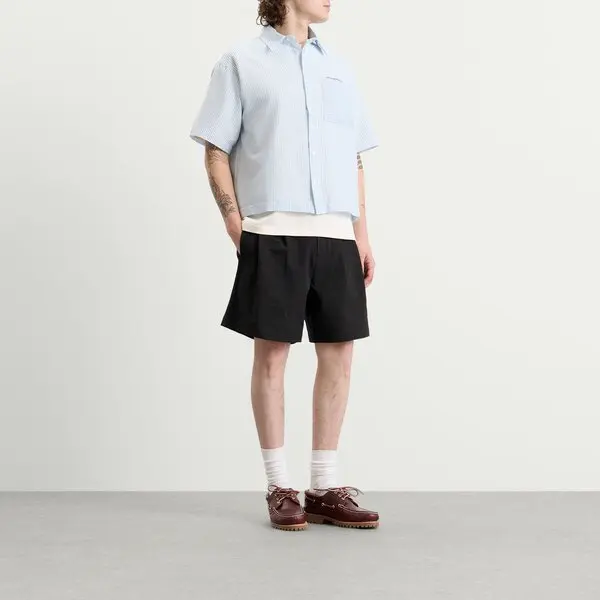 ABOUT:BLANK Seersucker Short Sleeve Shirt