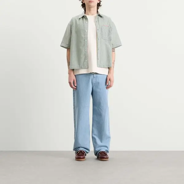 ABOUT:BLANK Seersucker Short Sleeve Shirt