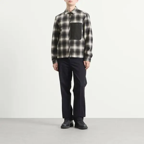 Moncler Cornisello Check Shirt Jacket