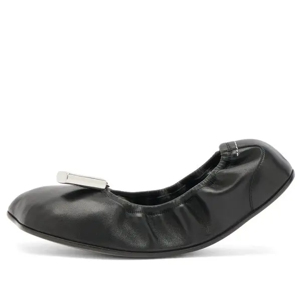 MAISON MARGIELA Folded Ballet Shoes - Black