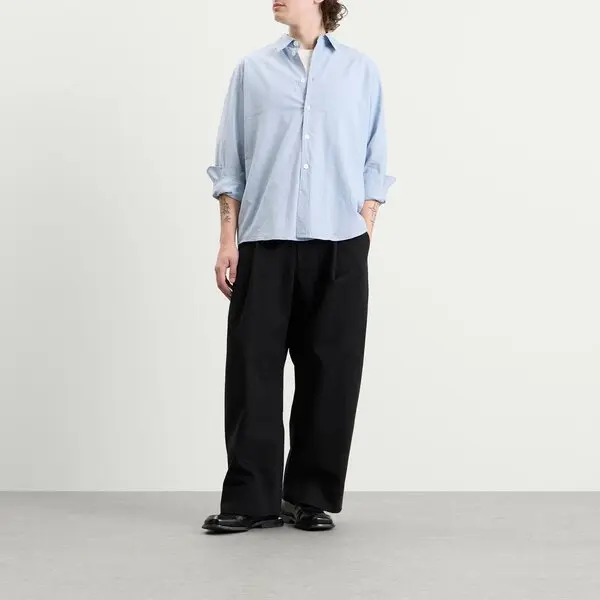 Studio Nicholson Sorte Deep Pleat Volume Pant