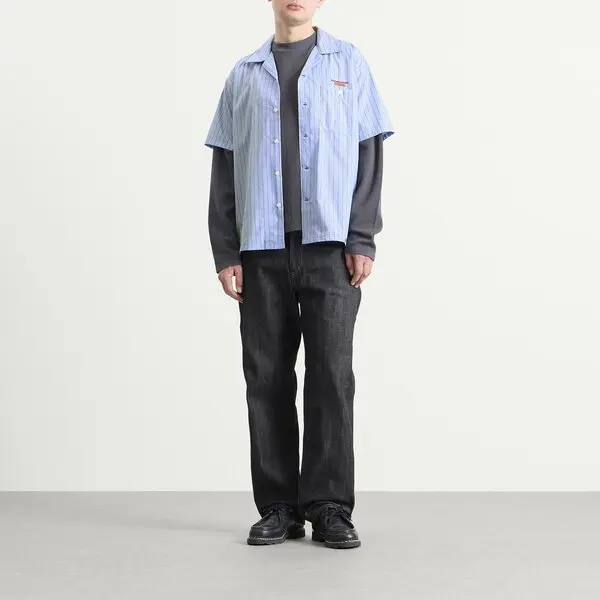 NEIGHBORHOOD Stripe Vacation Work Shirt