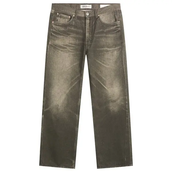 Our Legacy Digital Aurora Print Third Cut Jeans - Black