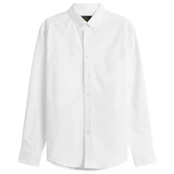 Portuguese Flannel Belavista Button Down Oxford Shirt - White