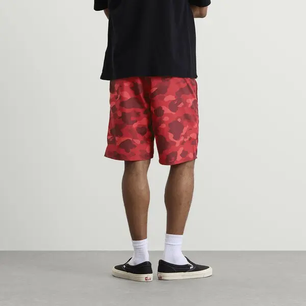 A BATHING APE Colour Camo One Point Beach Shorts
