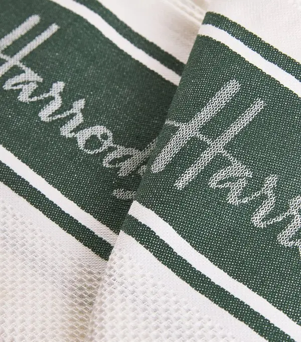 Harrods Set Of 2 Stripe Tea Towels