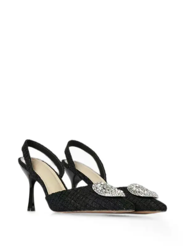 TWENTY FOURHAITCH Tortuga Crystal-buckle Pumps