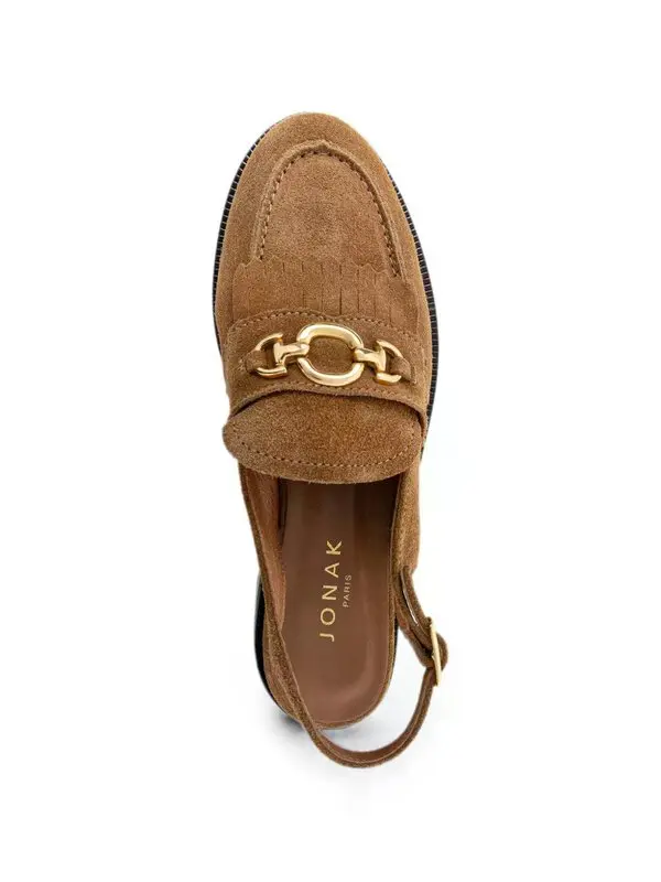 JONAK PARIS Delphy Fringed Horsebit Loafers